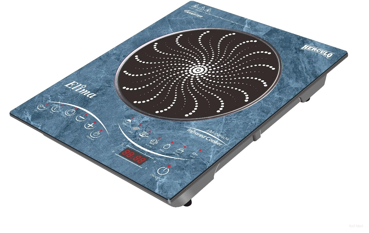 Elima EM-INF404 2000W Infrared Cooker Marble Design 1 Year Warranty ...